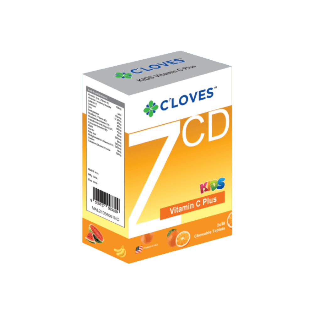 C’loves Kids Vitamin C Plus Chewable Tablets – Cloves